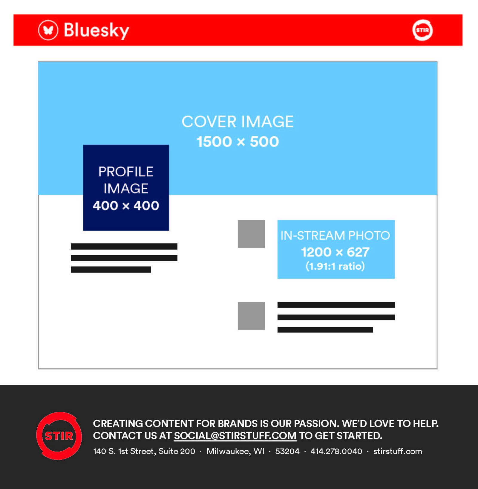 2026 Social Media Image Size Guide - STIR