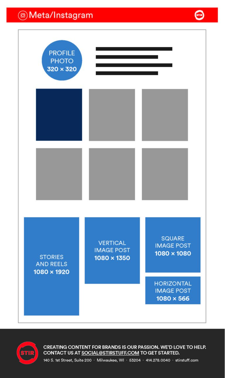 2026 Social Media Image Size Guide - STIR